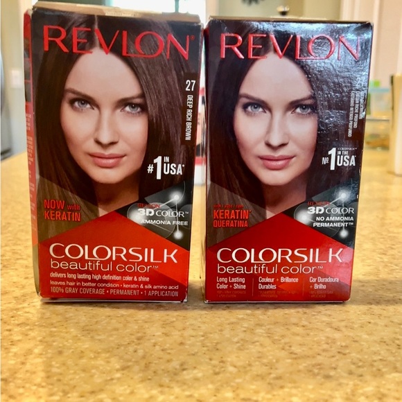 Revlon | Hair | 2 Pack Revlon 3d Colorsilk Permanent Hair Dye Deep Rich ...